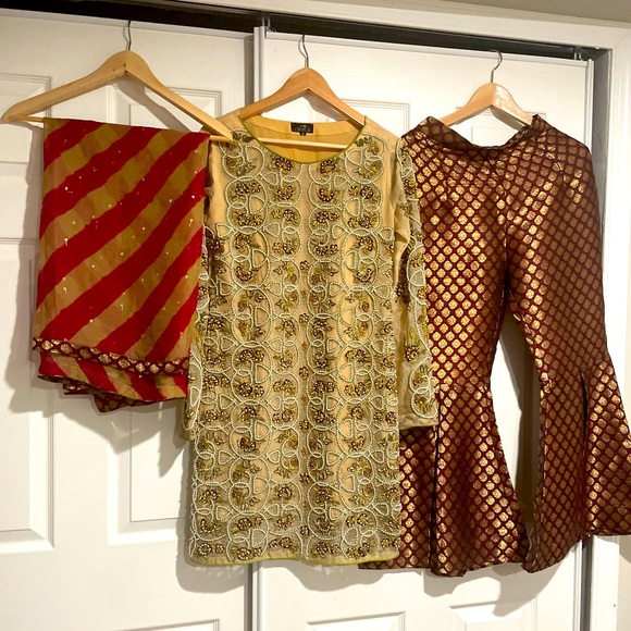 Dresses | Almirah Brand Full Hand Work Loaded Pearl Dabka | Poshmark